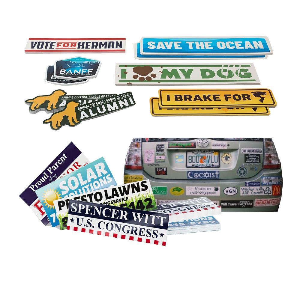 Custom Bumper Stickers Printing at Wholesale Price